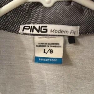 Ping | Shirts | Mens Ping Modern Fit Large White Golf Shirt | Poshmark